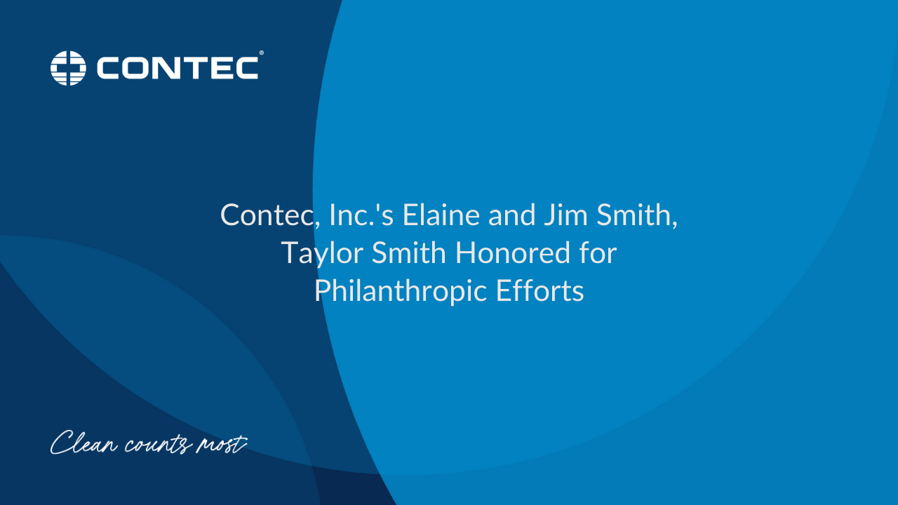 Contec, Inc.'s Elaine and Jim Smith, Taylor Smith Honored for Philanthropic Efforts